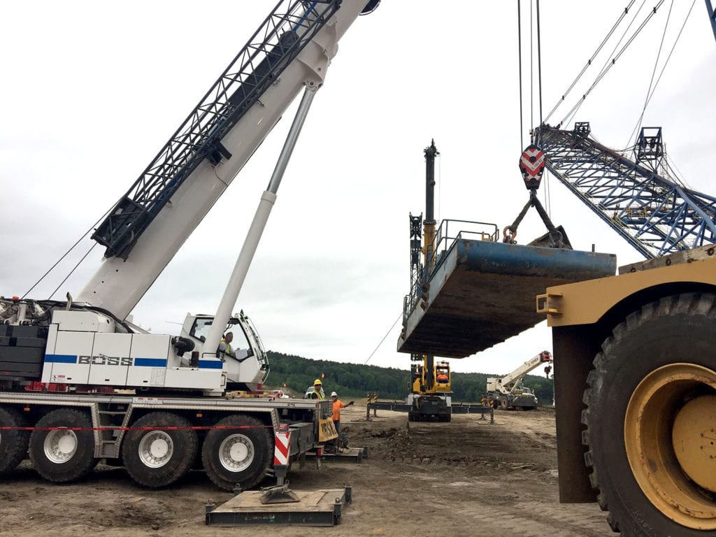 Recent Job Photos | BOSS Crane & Rigging